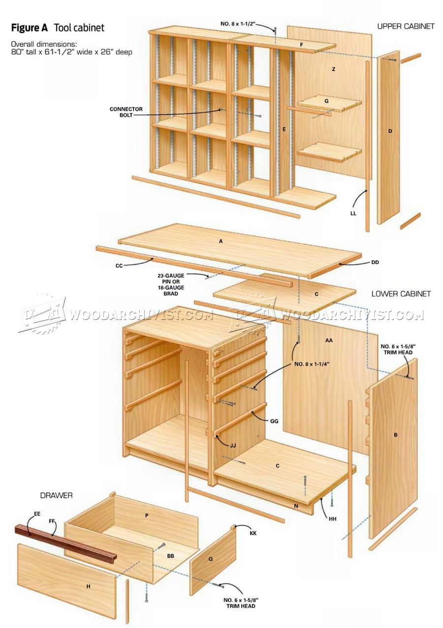 Ultimate Tool Cabinet Plans WoodArchivist Ultimate Tool Cabinet Plans WoodArchivist