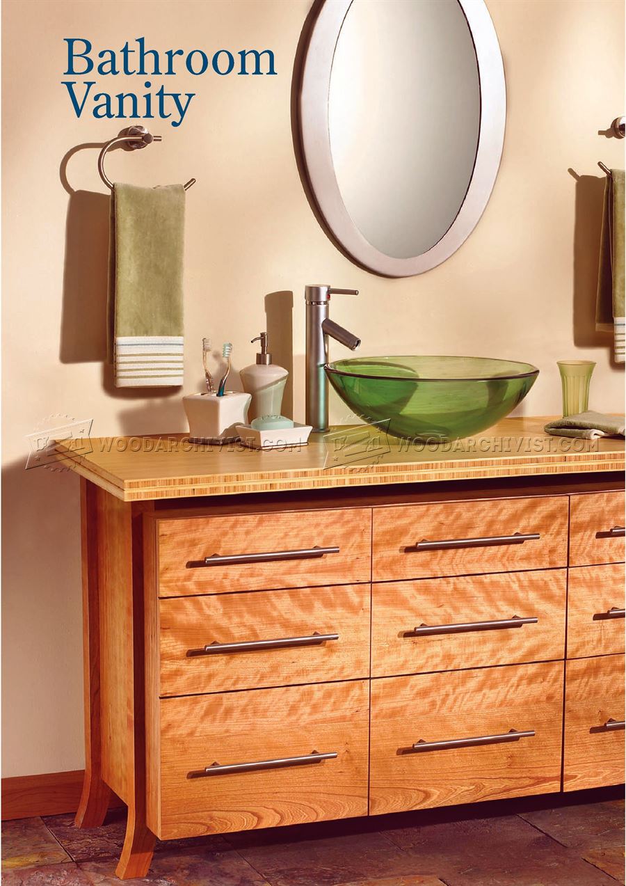 Bathroom Vanity Plans WoodArchivist Bathroom Vanity Plans WoodArchivist