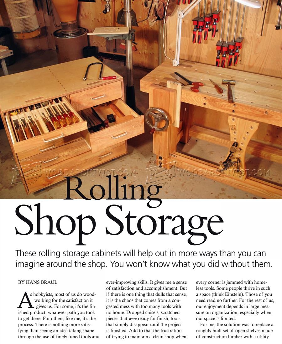Rolling Tool Cabinet Plans WoodArchivist Rolling Tool Cabinet Plans WoodArchivist