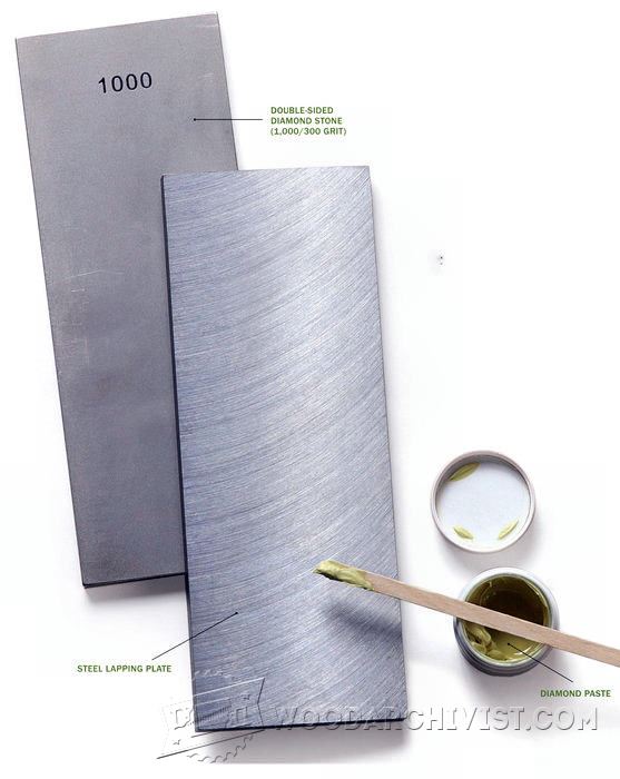 Diamond Sharpening Methods, Stones and Plates • WoodArchivist