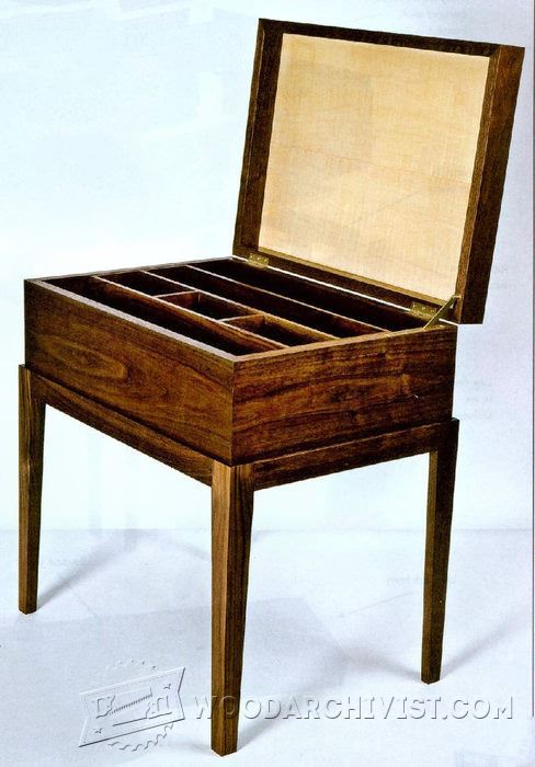 Sewing Box Plans • WoodArchivist