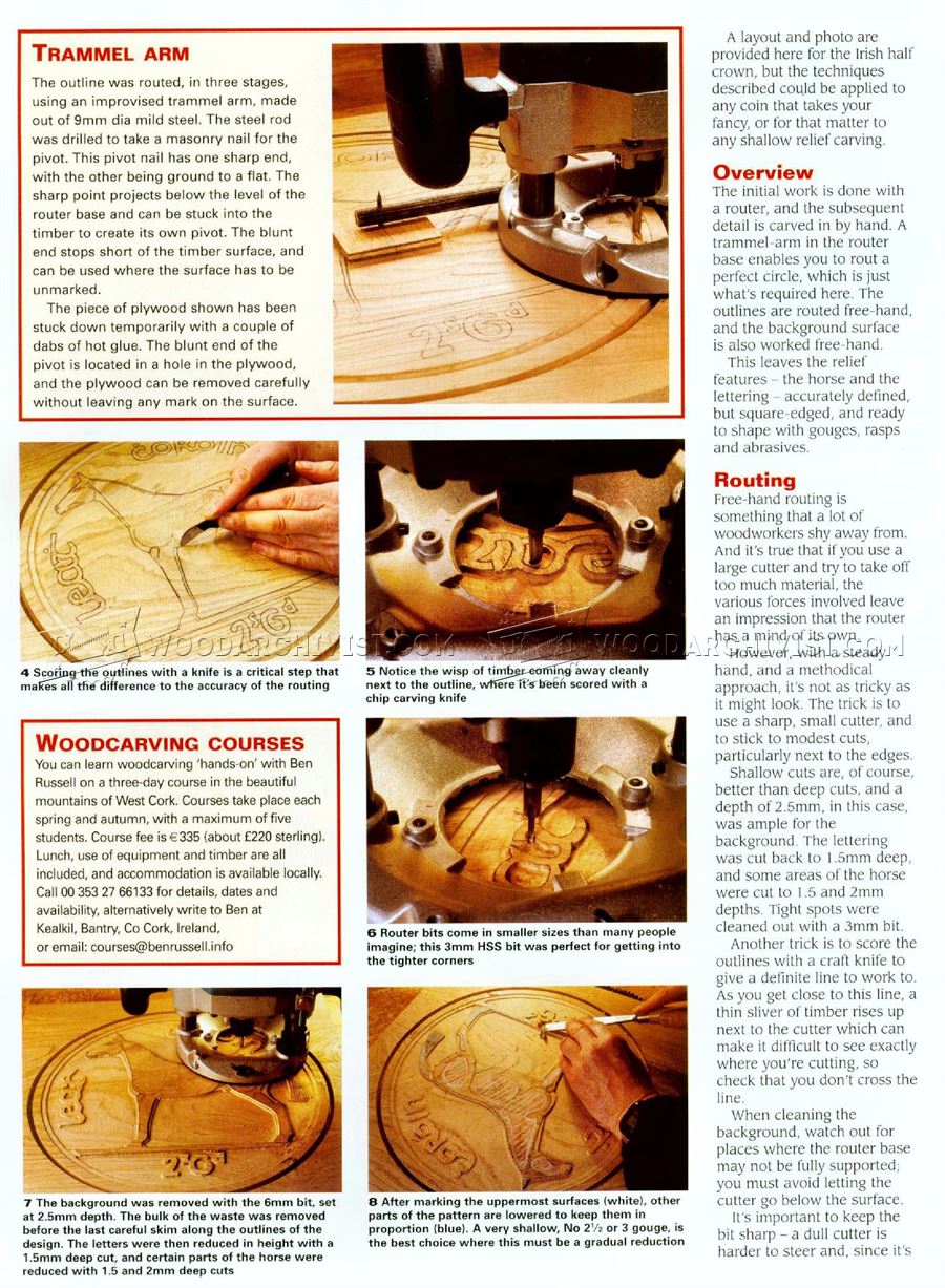 Relief Coins - Relief Carving Patterns • WoodArchivist