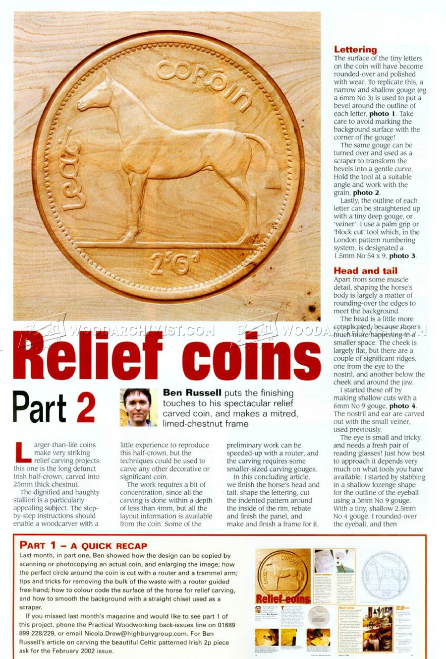 Relief Coins - Relief Carving Patterns • WoodArchivist