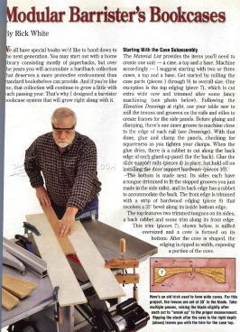 Barrister Bookcase Plans • WoodArchivist