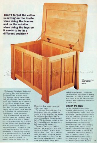 Linen Chest Plans • WoodArchivist