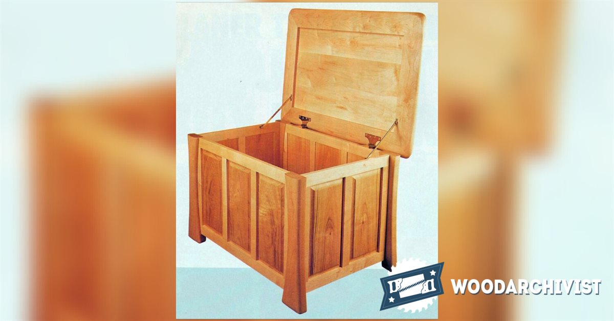 Linen Chest Plans • WoodArchivist