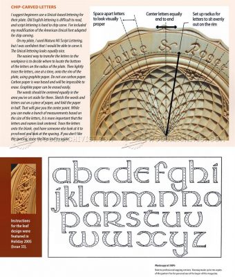 Chip Carved Wedding Plate - Wood Carving Patterns • WoodArchivist