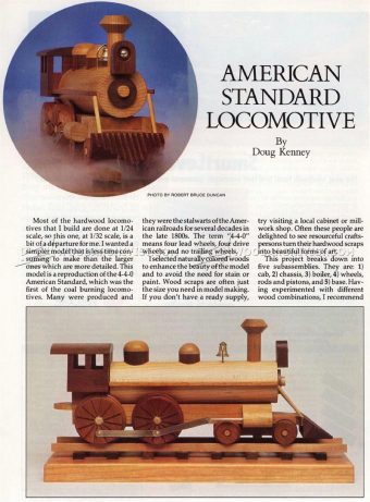 Wooden Locomotive Plans • WoodArchivist