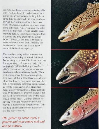 Carving Fish Heads - Wood Carving Patterns • WoodArchivist