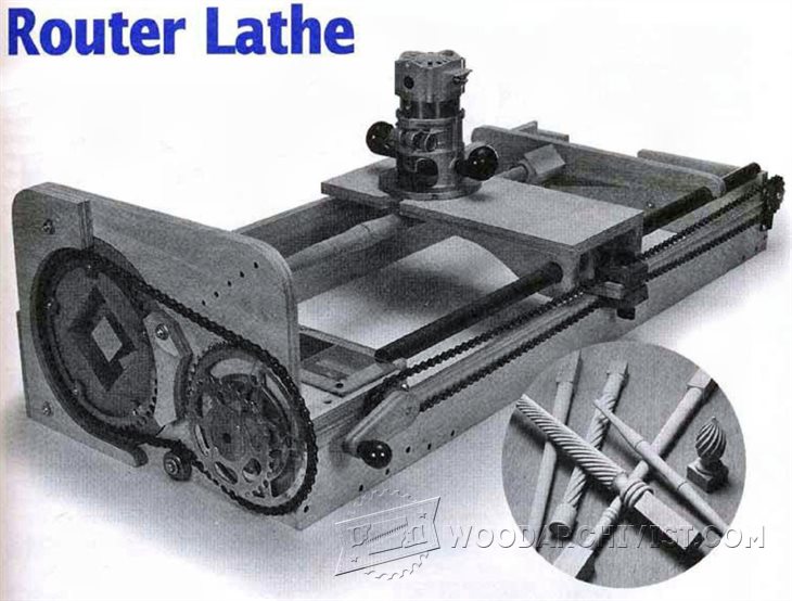 Router Lathe Plan • WoodArchivist