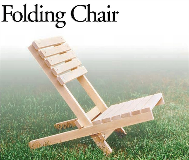 Folding Chair Plans • WoodArchivist