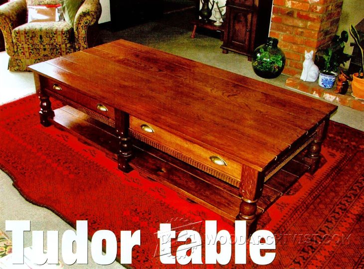 Tudor Table Plans • WoodArchivist