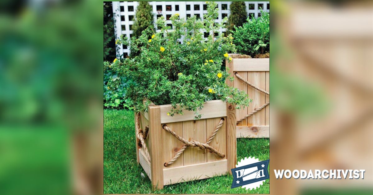 Cedar Planter Plans • WoodArchivist