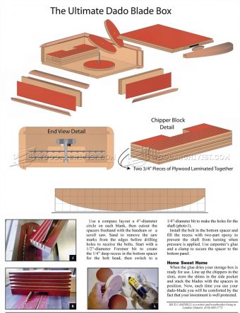 Dado Storage Box Plan • WoodArchivist
