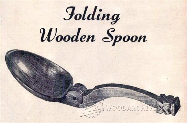 Making Folding Wooden Spoon • WoodArchivist