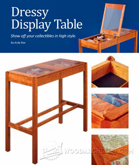 Display Table Plans • WoodArchivist