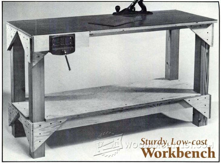 Sturdy Workbench Plans • WoodArchivist