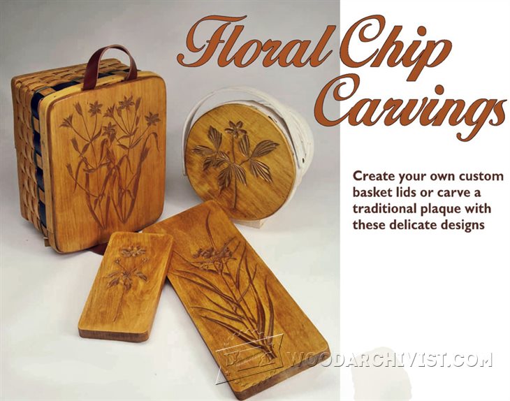Floral Chip Carving • WoodArchivist