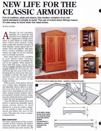 Classic Armoire Plans • WoodArchivist