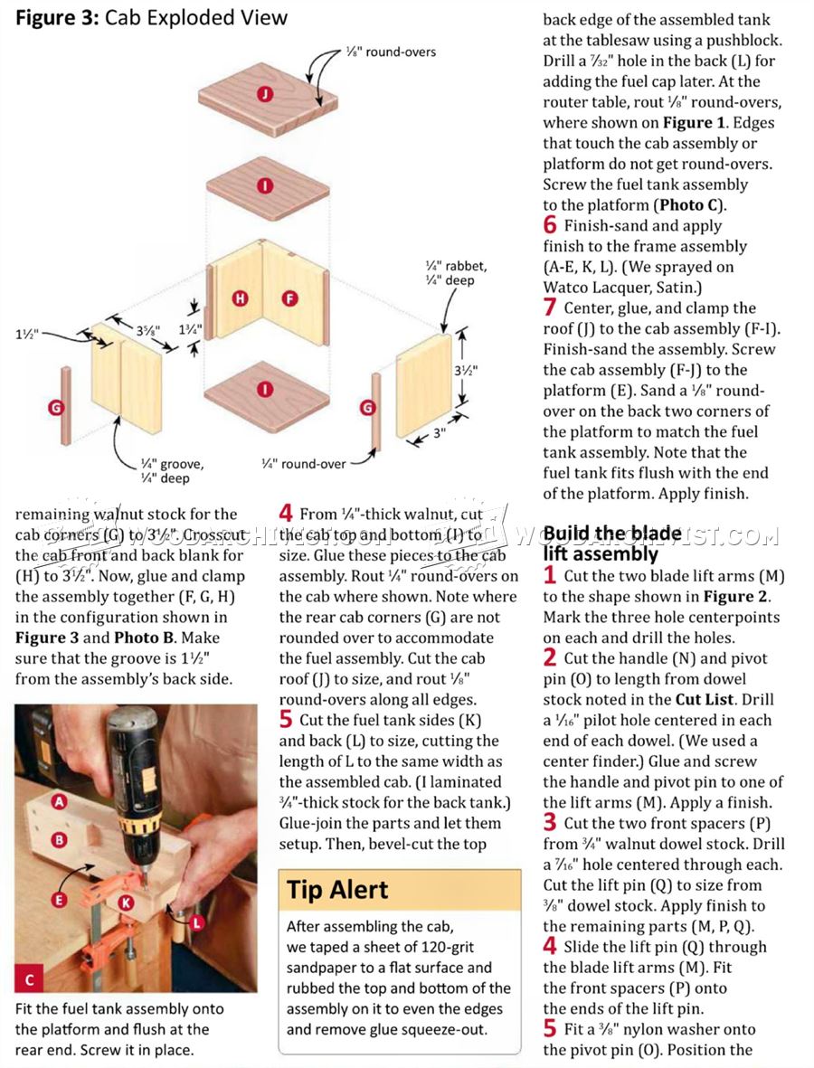 Wooden Toy Bulldozer Plans • WoodArchivist
