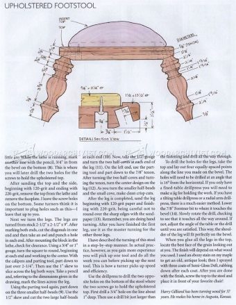 Footstool - Woodturning Projects • WoodArchivist