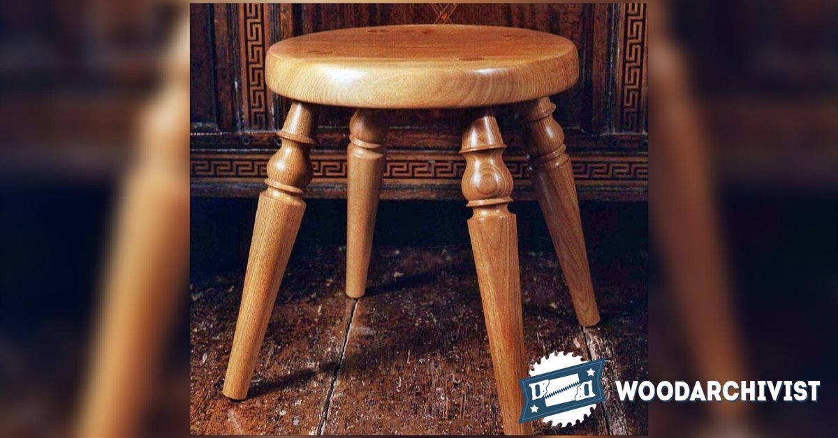 Woodturning Stool • WoodArchivist
