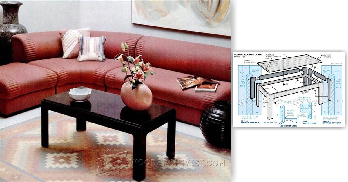 Build Coffee Table • WoodArchivist