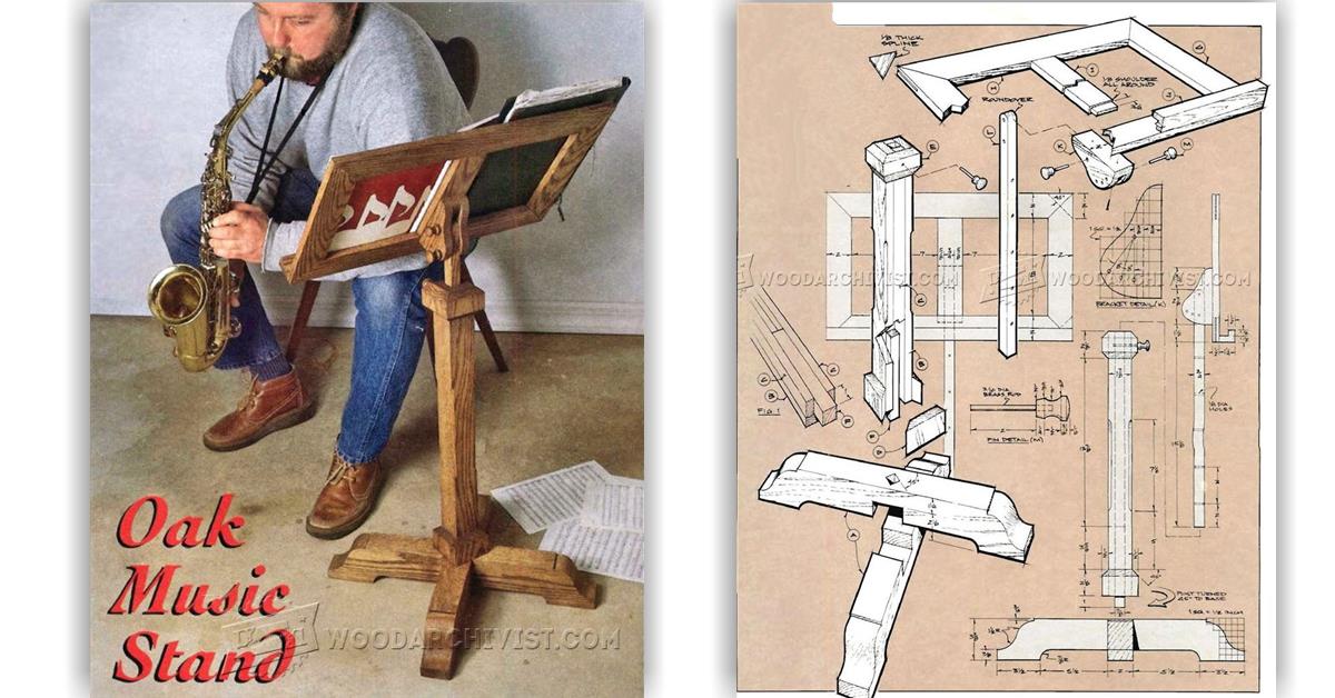 Build Music Stand • WoodArchivist