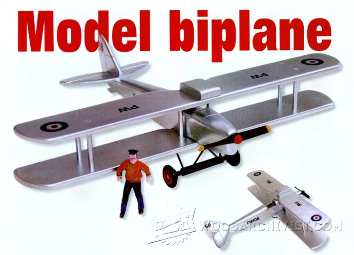 Model Biplane Plans • WoodArchivist