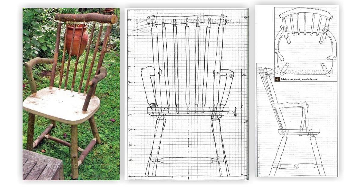 Rustic Chair Plans • WoodArchivist