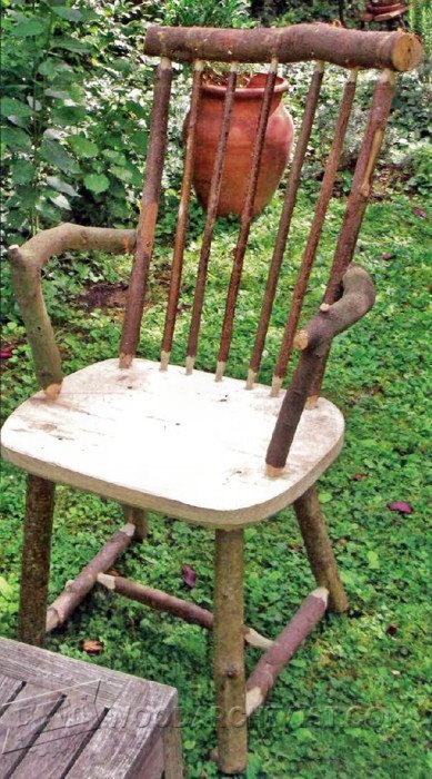 Rustic Chair Plans • WoodArchivist