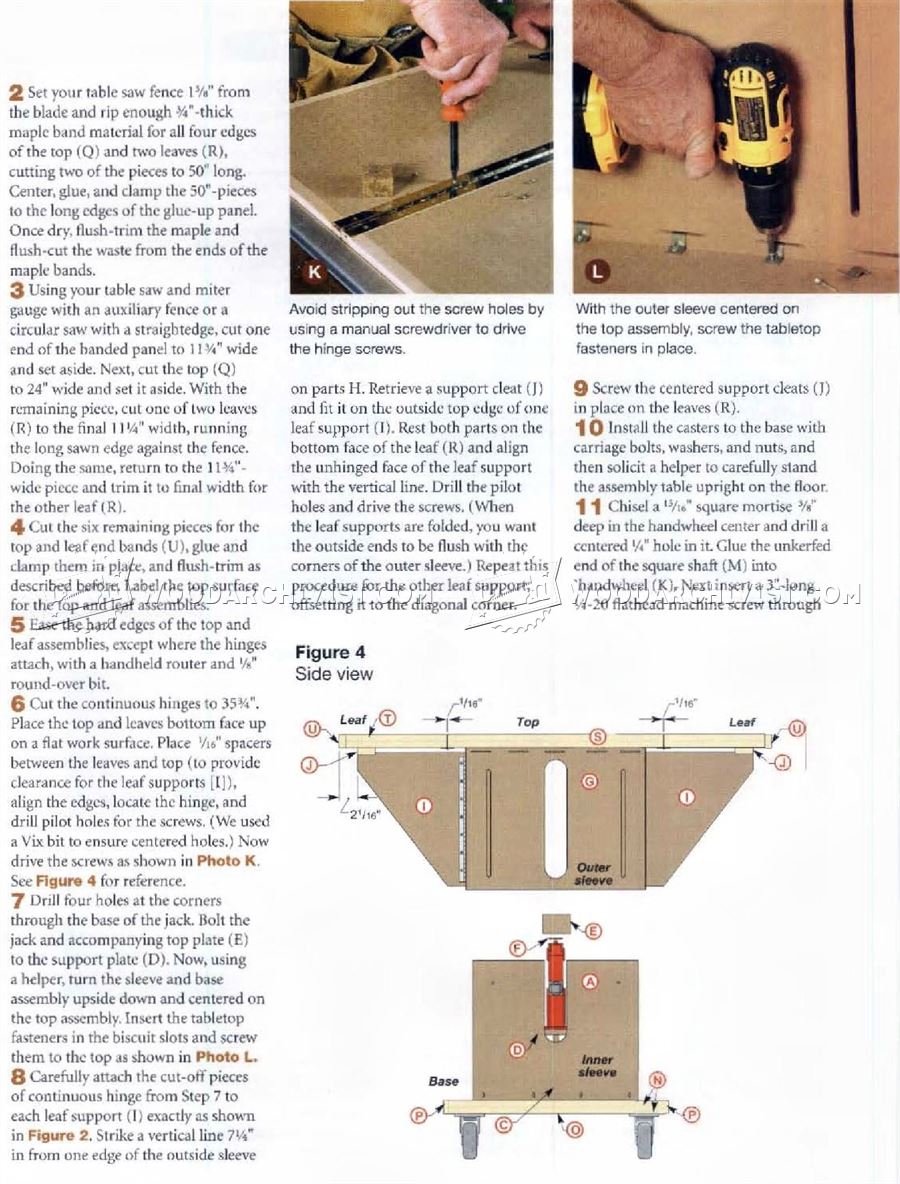 Assembly Table Plans • WoodArchivist