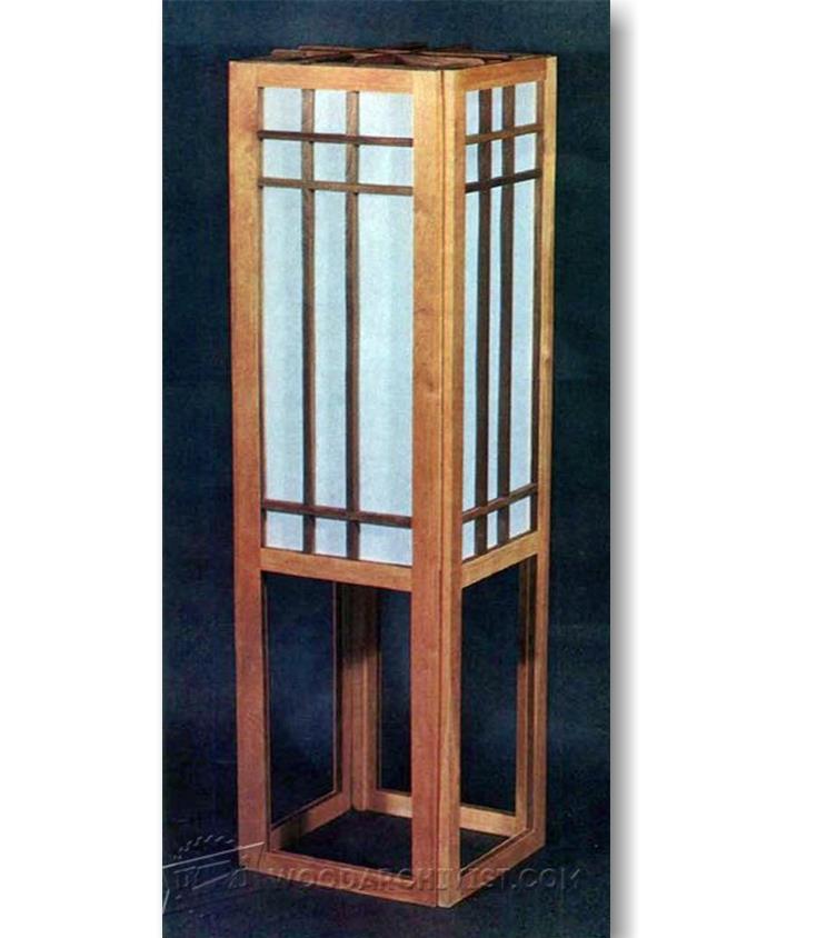 Shoji Screen Lamp Plans • WoodArchivist