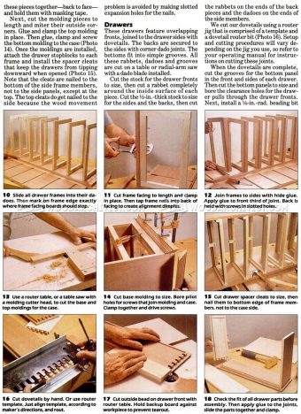 Tall Chest of Drawers Plans • WoodArchivist