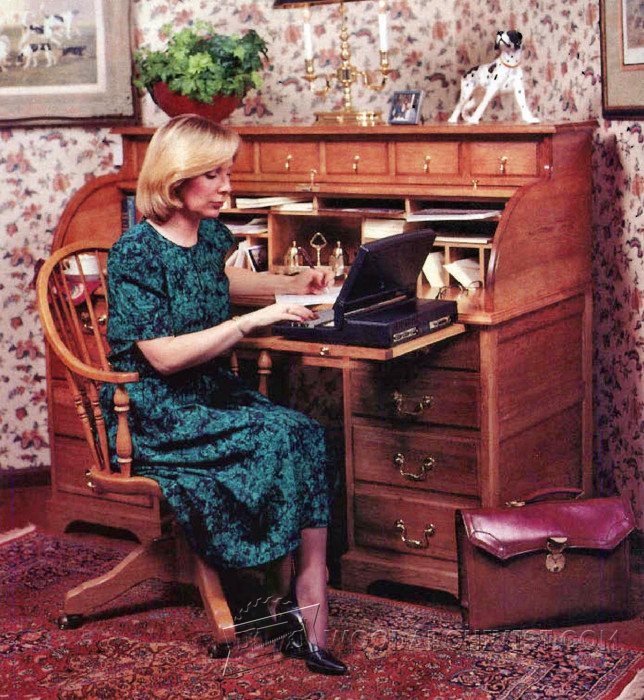 Roll Top Desk Plans • WoodArchivist