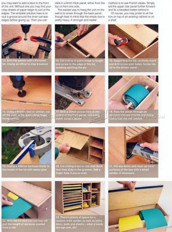 Sandpaper Storage Cabinet Plans • WoodArchivist
