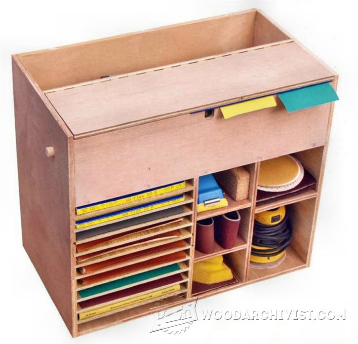 Sandpaper Storage Cabinet Plans • WoodArchivist