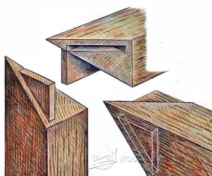 Three-Way Miter Joint • WoodArchivist