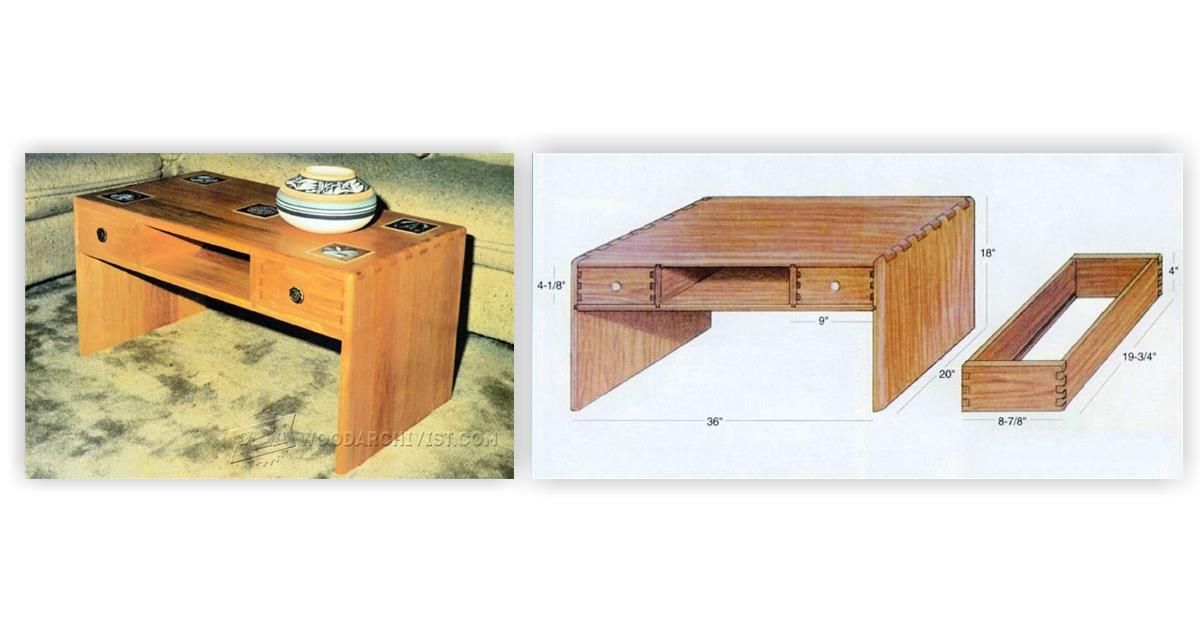 Coffee Table Plans • WoodArchivist