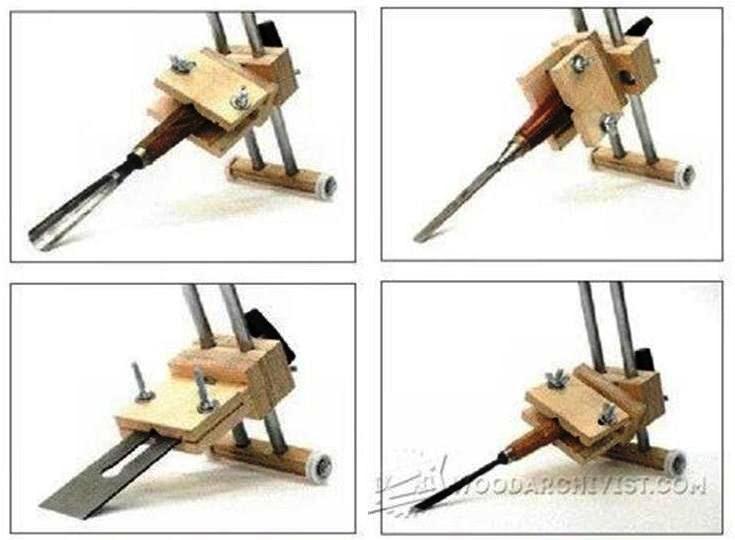 Chisel and Plane Iron Sharpening Jig Plans • WoodArchivist