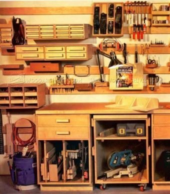 Workshop Modular Wall Storage System • WoodArchivist