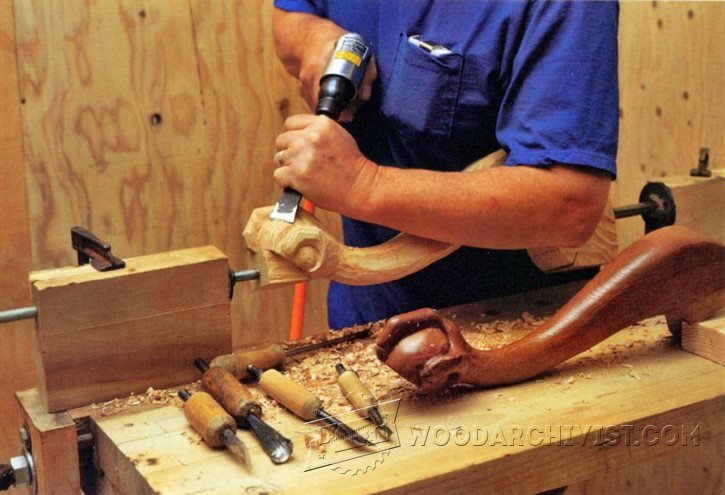 Carving With An Air Chisel • WoodArchivist