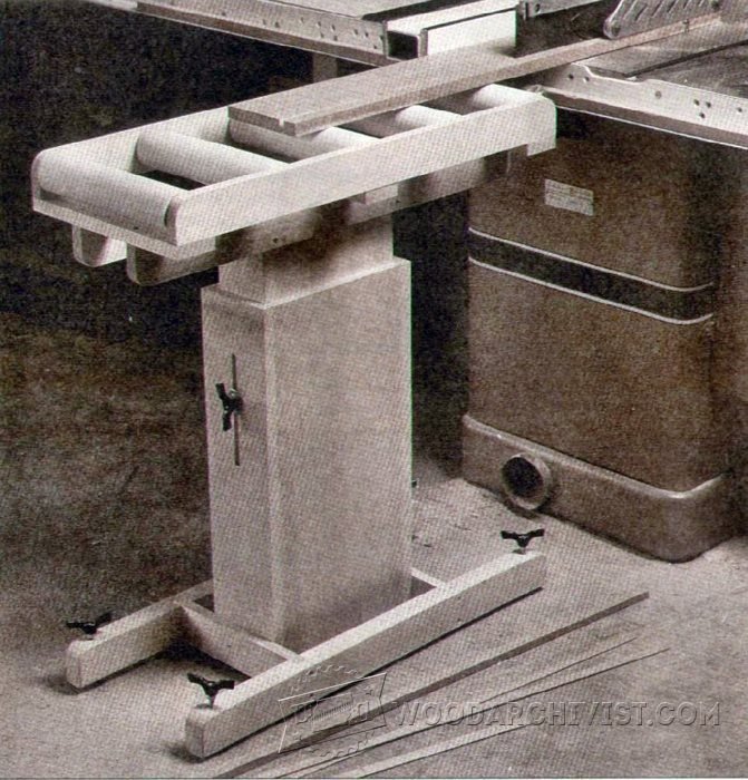 Wooden Roller Stand Plans • WoodArchivist