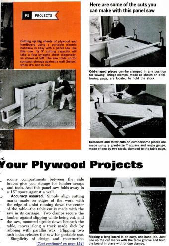 DIY Panel Saw • WoodArchivist